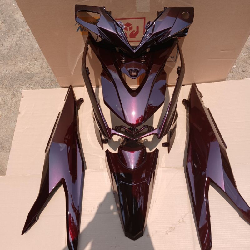 Jual body full halus honda beat new DELUXE 2020 2023 moonlight red ...