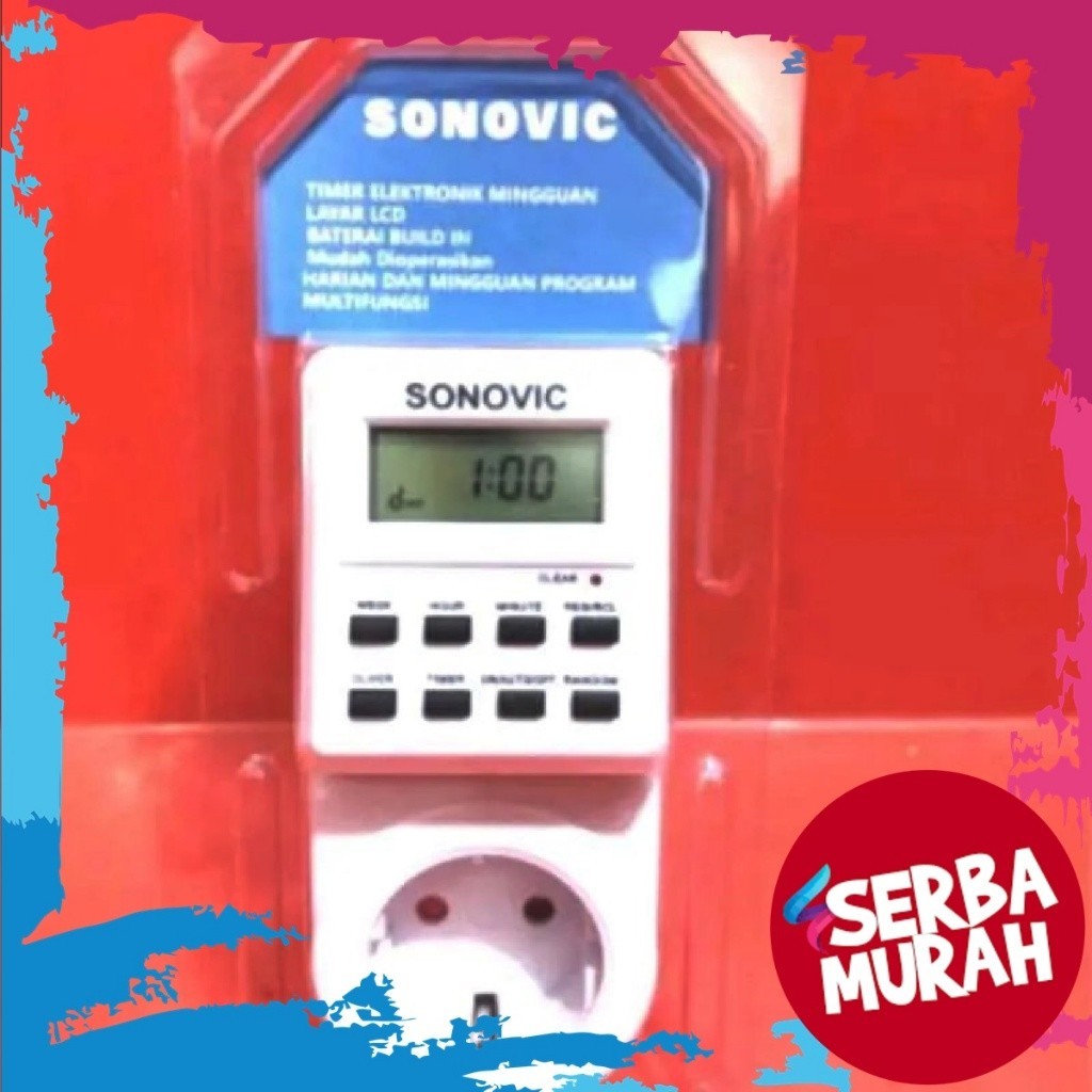 Jual Sonovic Timer Stop Kontak Digital | Shopee Indonesia