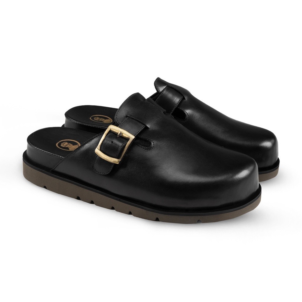 Jual Juno Slippers Black- Nappa Milano - Sandal Unisex | Shopee Indonesia