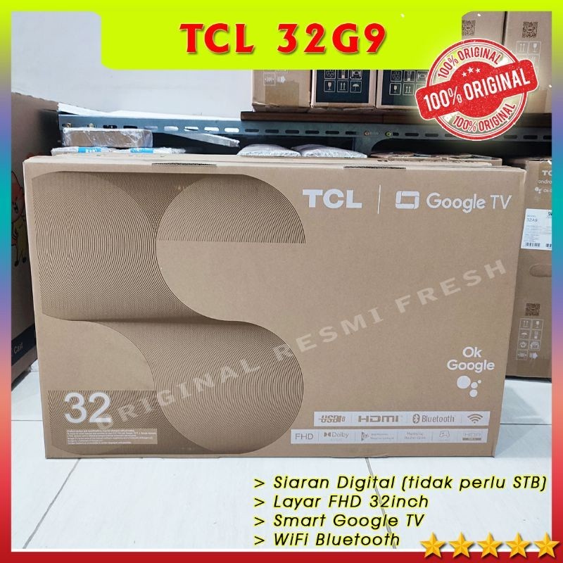 Jual [BARU] TCL Smart Google TV 32 inch tipe 32G9 FHD | Shopee Indonesia