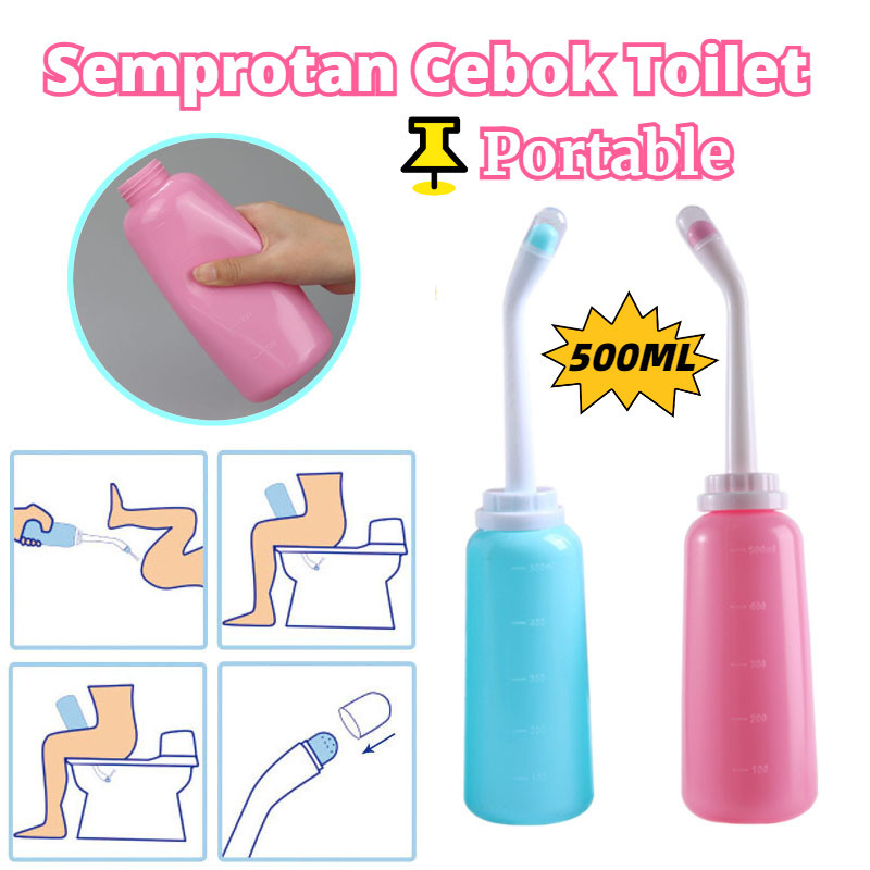 Jual 500ML Semprotan Cebok Toilet Portable Travel Bidet Sprayer Anti ...