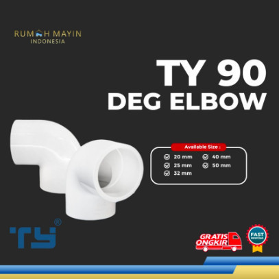 Jual TY 90 Deg Elbow Knee / Keni / L Pipa Pipe U – PVC by 3 Pawns | Shopee Indonesia
