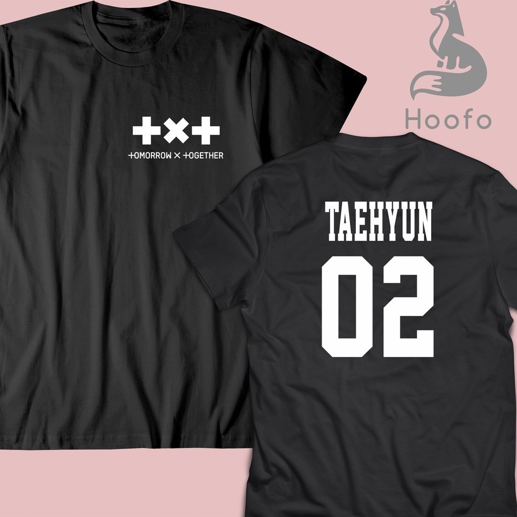 Jual Baju Kaos Tshirt TXT Yeonjun SooBin Beomgyu Hueningkai Kang Tae-hyun wanita pria | Shopee ...