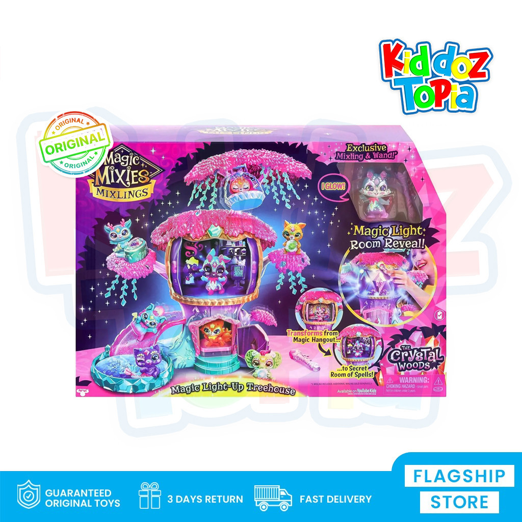 Jual Magic Mixies Mixlings S3 Magic Light Up Treehouse TREE HOUSE 14812 ...