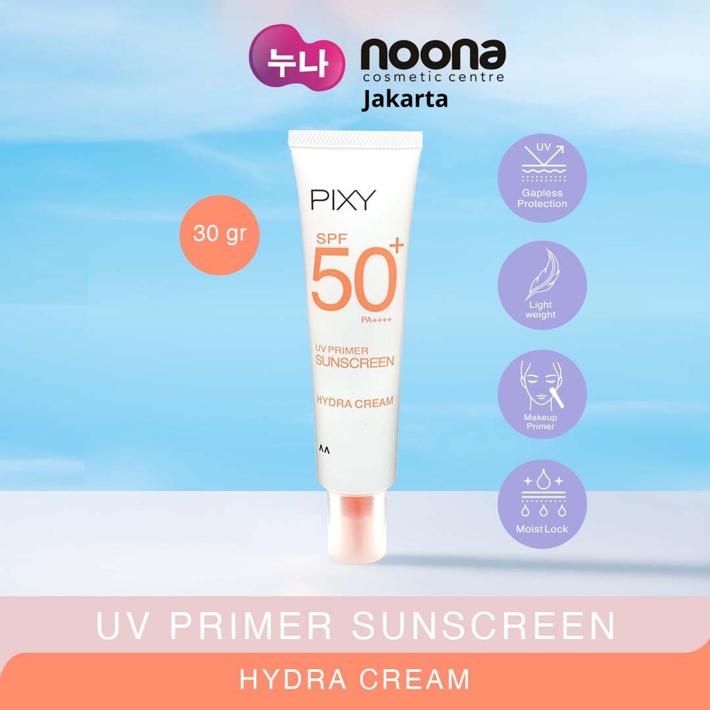 Jual PIXY UV PRIMER SUNSCREEN HYDRA CREAM SPF50+ PA+++ 30GR | Shopee ...