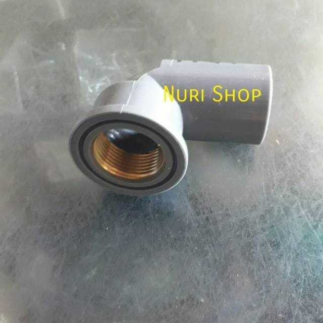 Jual Keni Drat Dalam Kuningan 3/4" / KDD Kuningan/ Faucet Elbow 3/4 ...