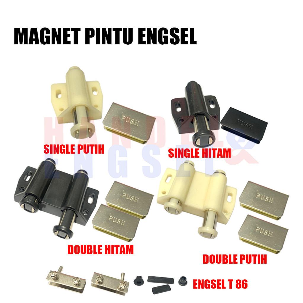 Jual Engsel Single Magnet Pintu Kaca Singel & Double Magnet Singel ...