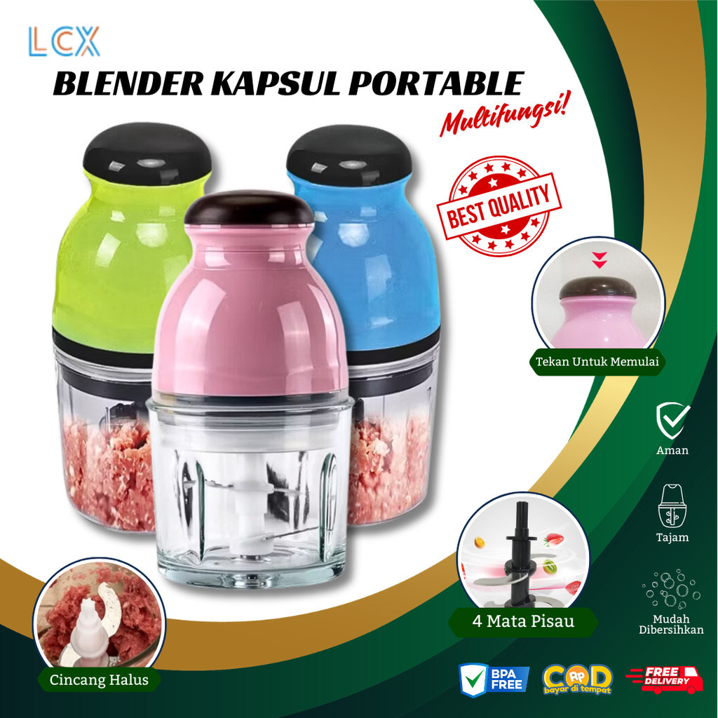 Jual LCX BLENDER PORTABLE CAPSULE CUTTER QUATRE ORIGINAL/KAPSUL ...