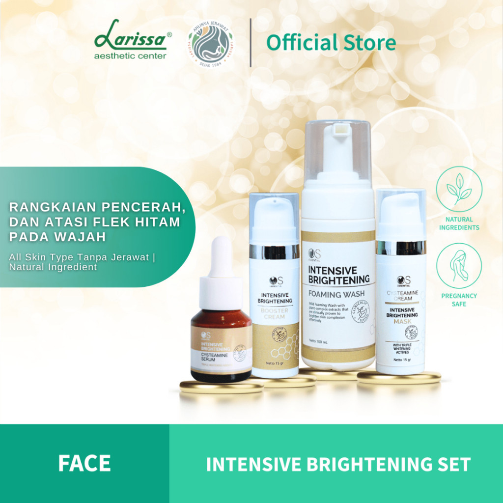 Jual INTENSIVE BRIGHTENING Series Larissa - Paket Bundling Skincare ...