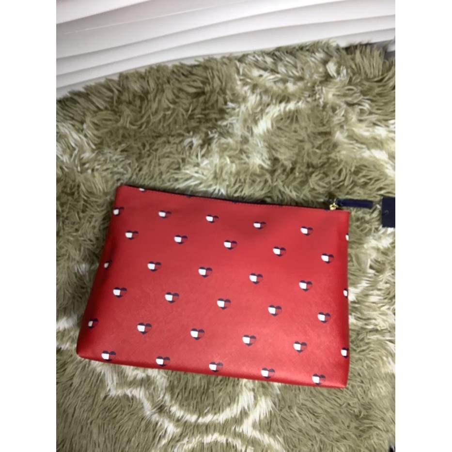 Jual Tommy H Pouch Flag Logo Red | Shopee Indonesia