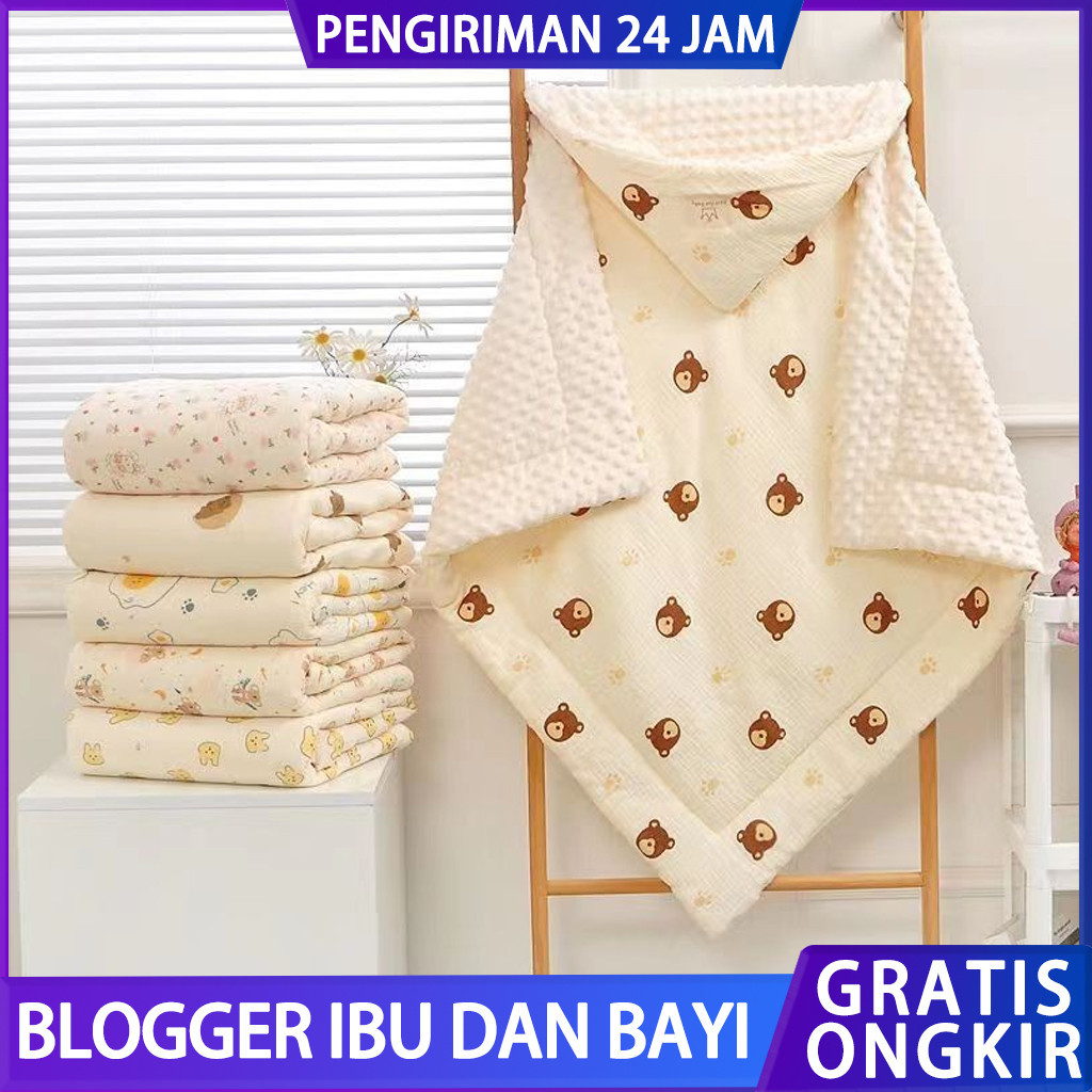 Jual selimut bayi blanket baby Selimut Anak Multi-fungsi Selimut Kartun | Shopee Indonesia