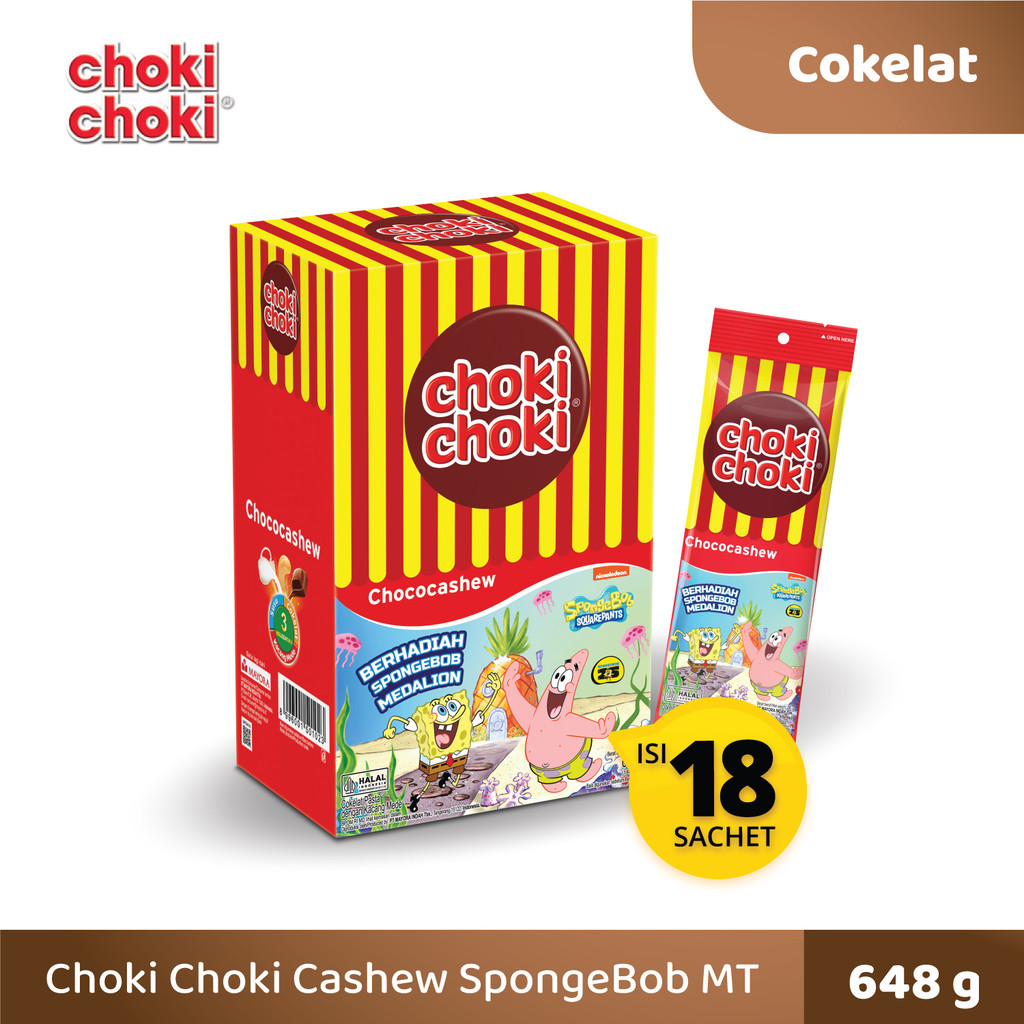 Jual Choki Choki Cashew Spongebob MT | Shopee Indonesia