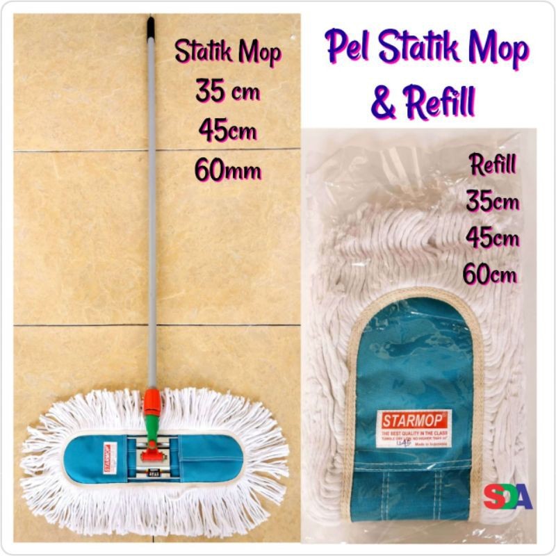 Jual KHUSUS INSTAN Eveready Alat Pel Statik Mop Square Mudah Meresap ...