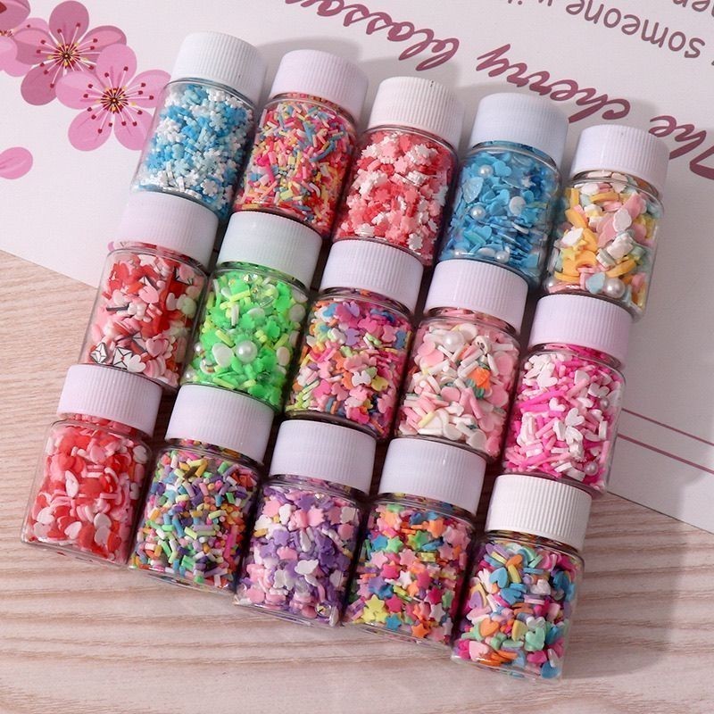 Jual MIX SPRINKLE MEISES VARIASI IN CUP 20ML Hiasan slime campur kawaii ...