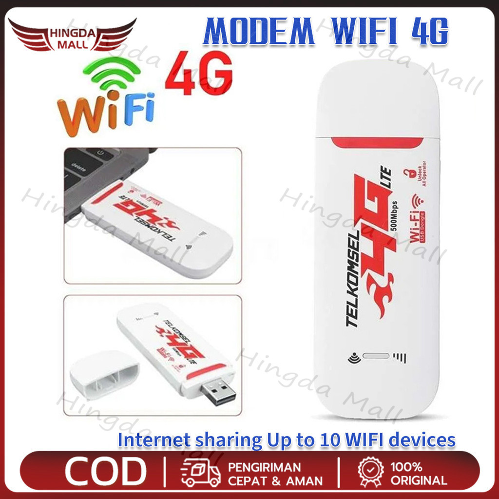 Jual Portable Modem Wifi 4G All Operator USB 150Mbps Unlock Band 1/3/5 ...