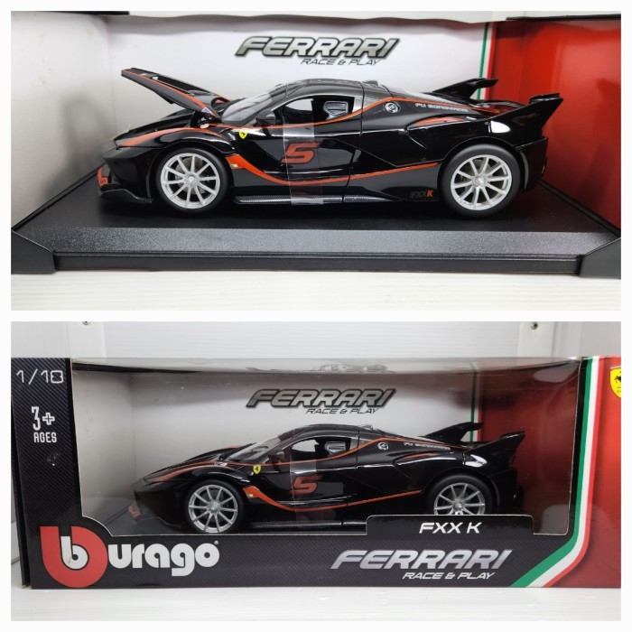 Jual Diecast Miniatur Mobil bburago ferrari fxx k 1:18 burago ferari ...
