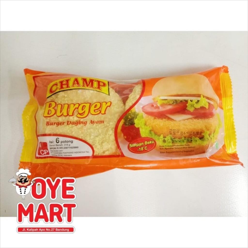 Jual CHAMP BURGER 315GR | Shopee Indonesia