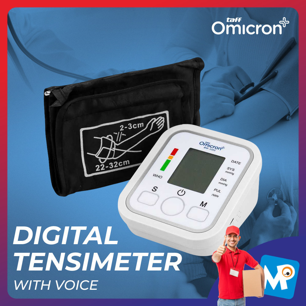Jual Alat Tensimeter Digital Pengukur Tekanan Darah dengan Suara Bahasa ...