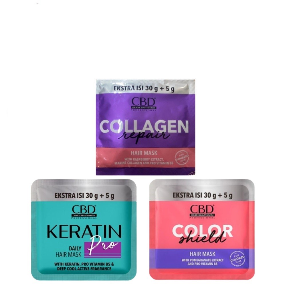Jual CBD Professional Hair Mask Sachet 35gr ( 1 SACHET ) | Shopee Indonesia