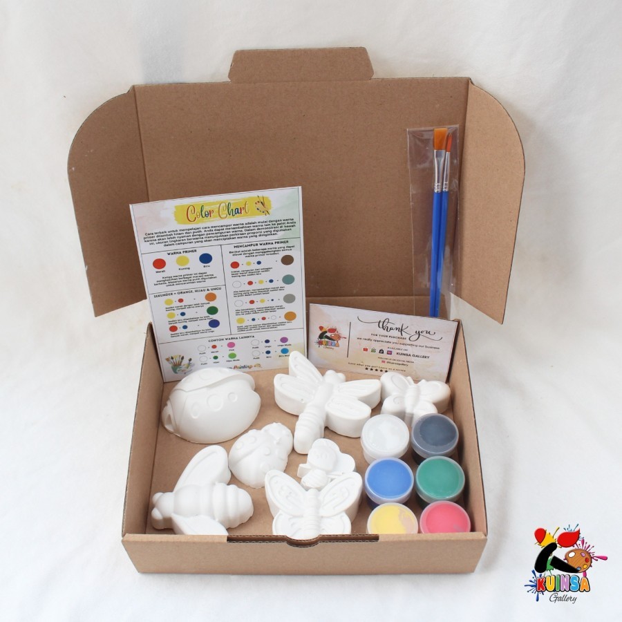 Jual BBF GALLERY DIY PAINTING MAINAN ANAK SERANGGA 1 BOX | Shopee Indonesia
