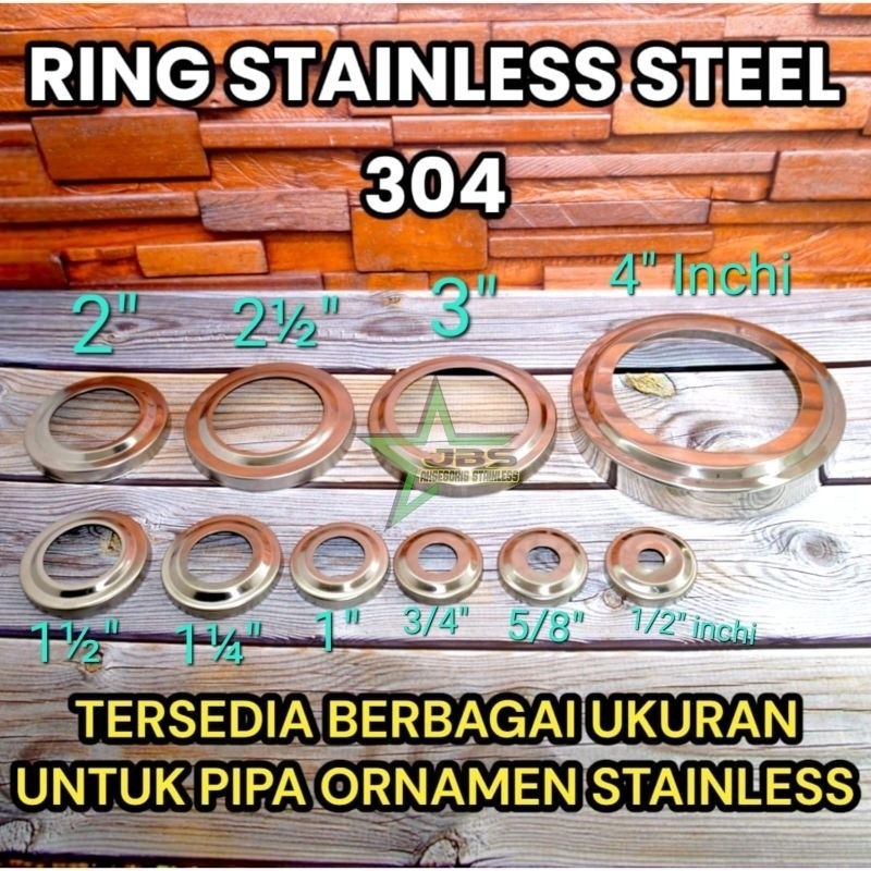 Jual RING BULAT SS 304 - VARIAN UK: 1½" - 2" - 2½" - 3" Inchi | Shopee ...
