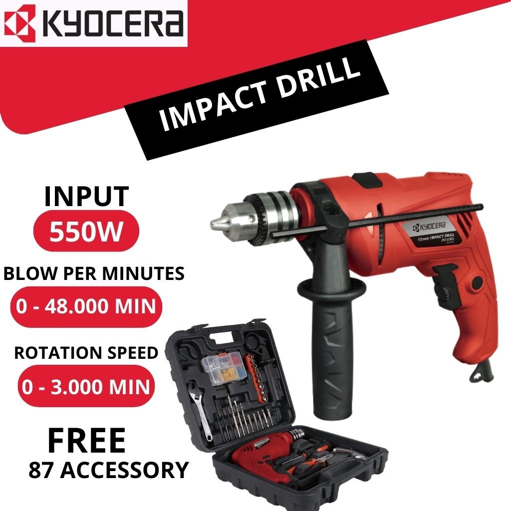 Jual Kyocera Impact Drill PD-550k Mesin Bor | Shopee Indonesia