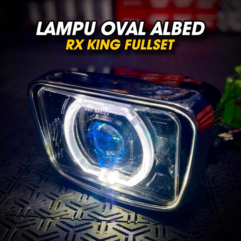 Jual LAMPU OVAL ELD ALBED ALA ALA BILED RX KING PREMIUM FULL SET ...