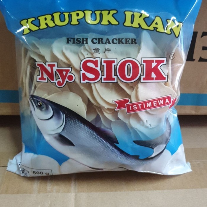 Jual BEST SELLER Krupuk Ikan Ny Siok 500gr | Shopee Indonesia