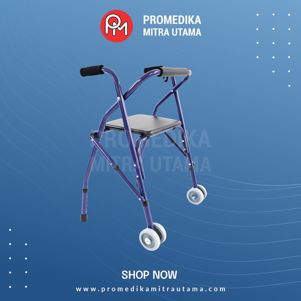 Jual Alat Bantu Jalan/Walker Dengan Roda Rollator GEA Medical FS 914L ...