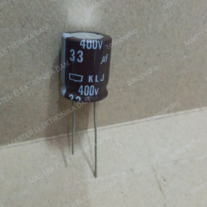 Jual Part 6713 kapasitor elco 33mf 33 mf 400v 400volt 400 volt nippon chemicon | Shopee Indonesia