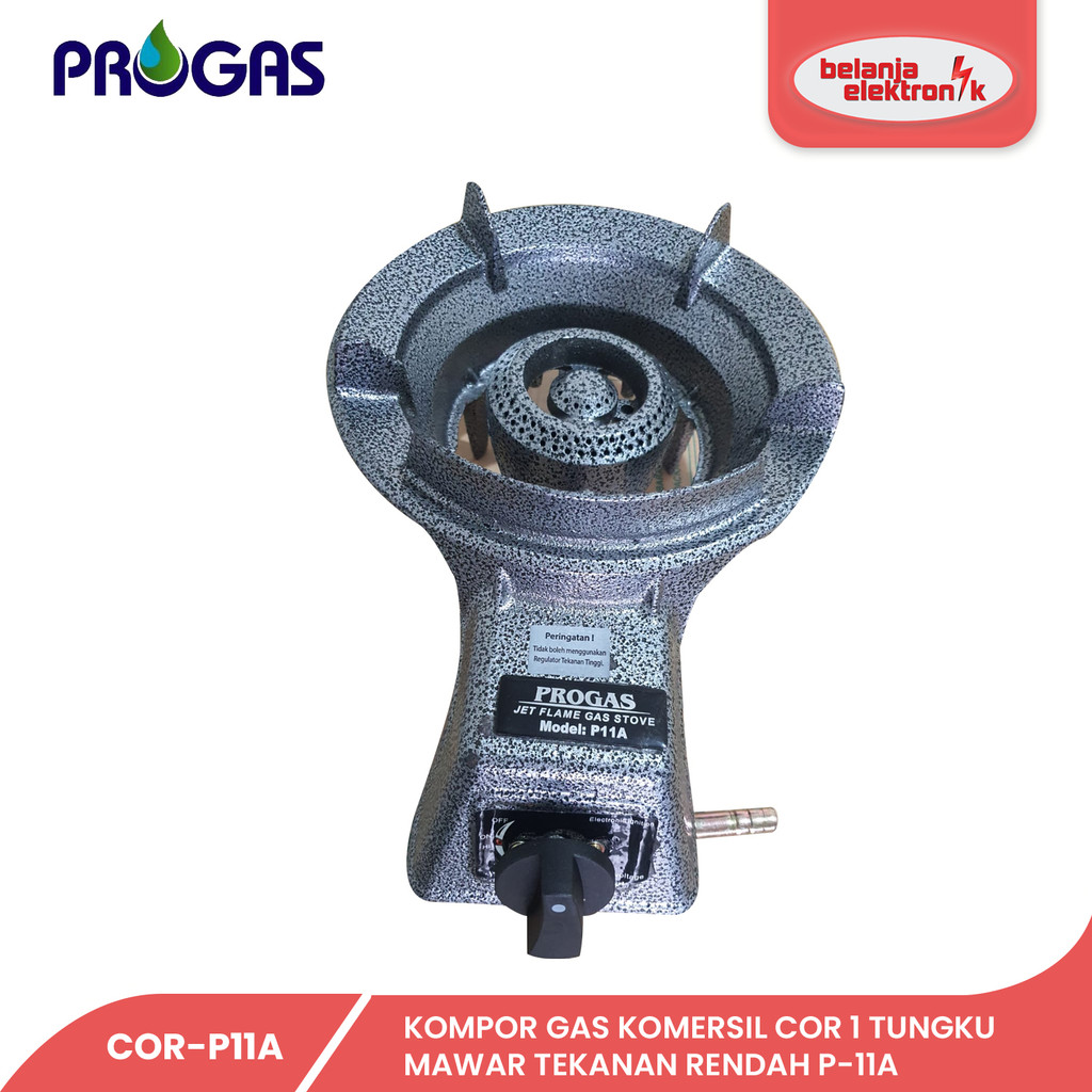 Jual PROGAS KOMPOR GAS KOMERSIL COR 1 TUNGKU MAWAR TEKANAN RENDAH P-11A ...