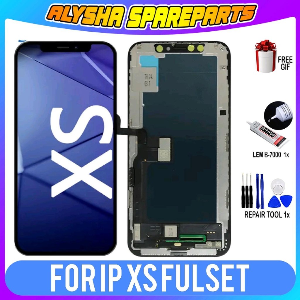 Jual LCD COMPATIBLE FOR IP XS FULSET TOUCHSCREEN | Shopee Indonesia