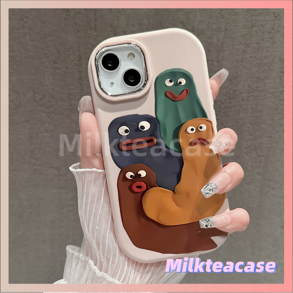 Jual 【MILKTEACASE】Compatible for iPhone Casing Ponsel,Bug Lucu ...