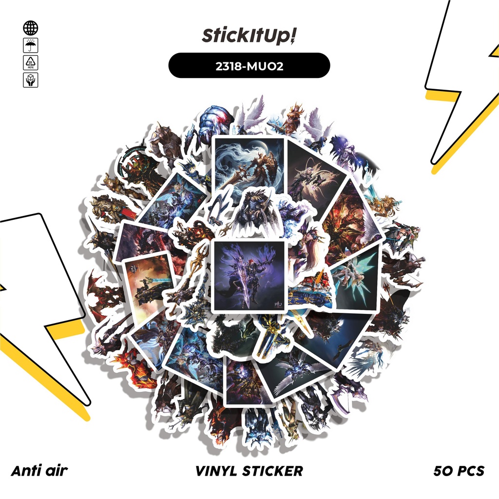 Jual COD 50 Pcs Sticker Pack GAME SERIES MU ONLINE CHAR MIX 02 Lucu ...