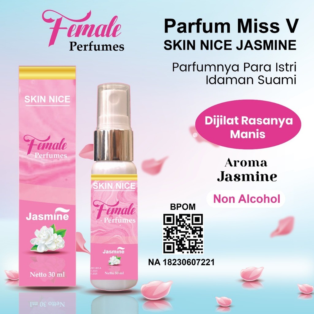 Jual Parfum miss V AMAN DIJILAT Female Perfume Jasmine Misk Perfume ...