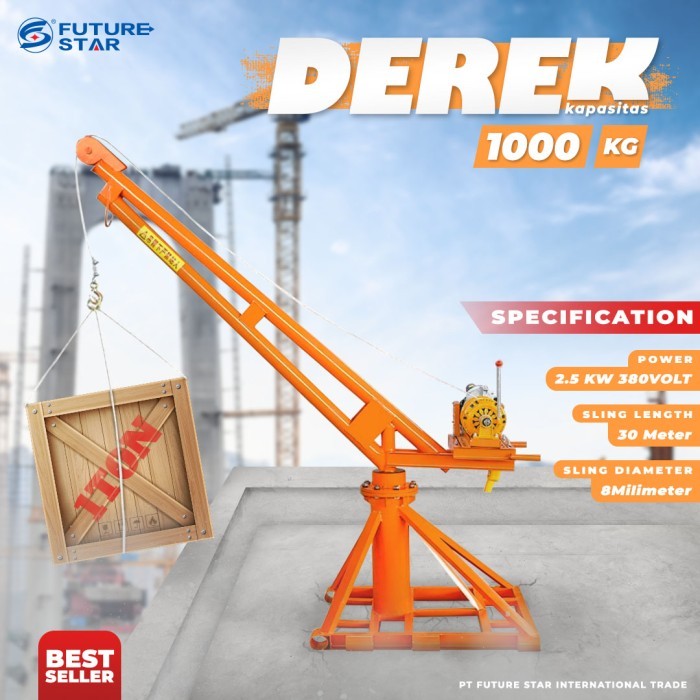 Jual DEREK LISTRIK / MINI CRANE 1 TON | Shopee Indonesia
