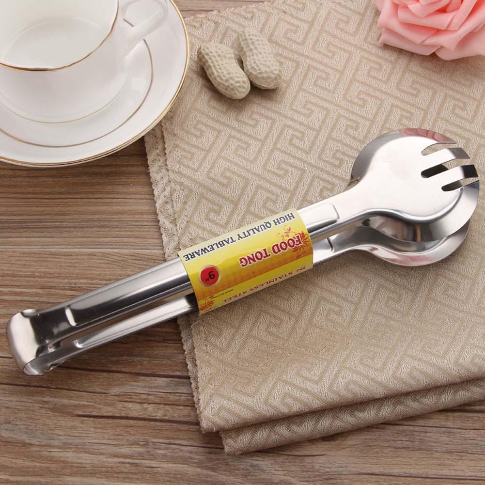 Jual Alat Penjepit Capit Makanan Stainless Steel / Capitan Roti Kue BBQ ...