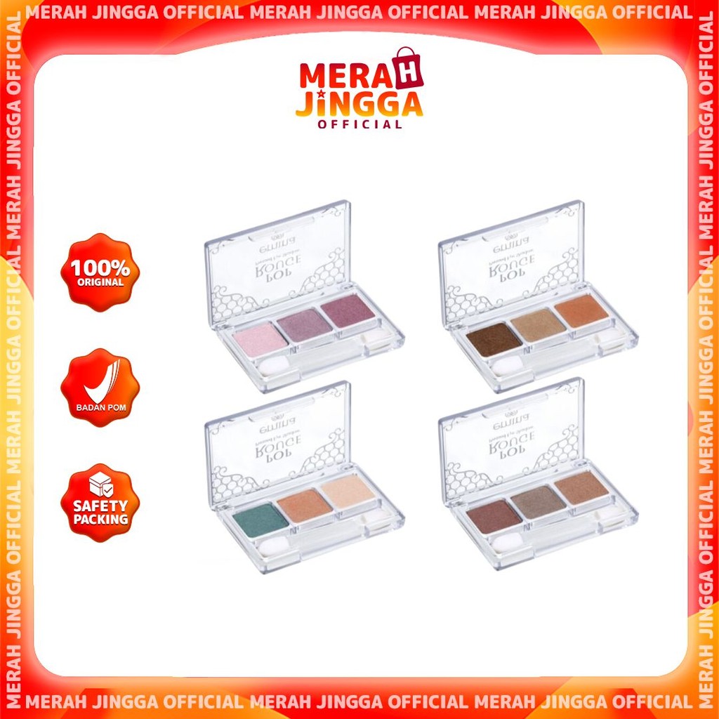 Jual Emina Pop Rouge Pressed Eyeshadow | Merah Jingga Official | Shopee ...