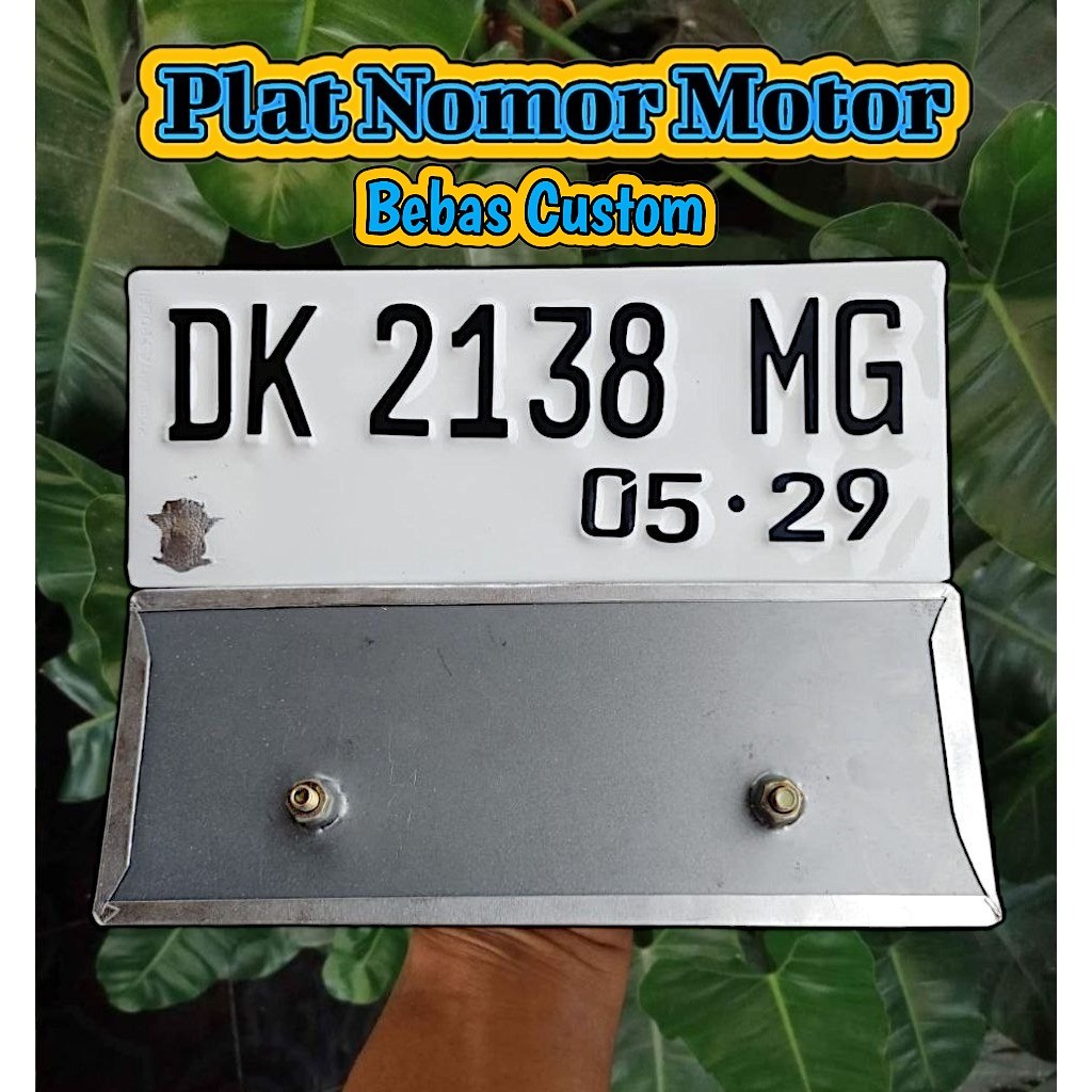 Jual Plat Custom motor | Shopee Indonesia