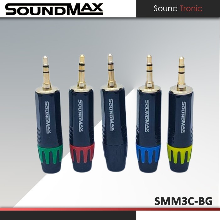 Jual Jack Mick Stereo SOUNDMAX SM-M3C-BG Copper Jek Mic Stereo | Shopee ...