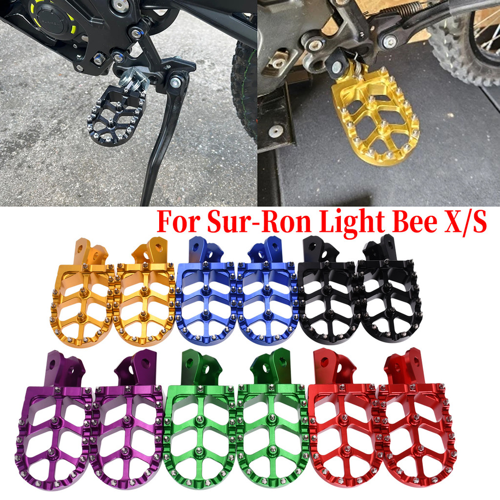 Jual For Sur-Ron Surron Light Bee X /S CNC Aluminum Foot Pegs Rest ...