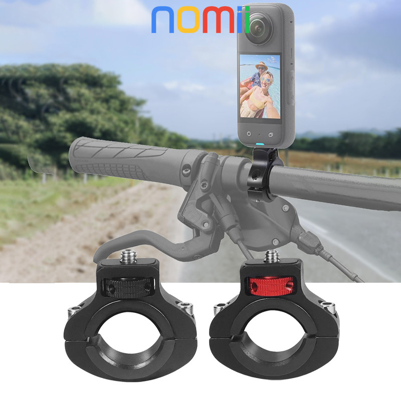 Jual Bicycle Bike Handlebar Clamp Aluminum Tube Clip with 1/4 Screw ...