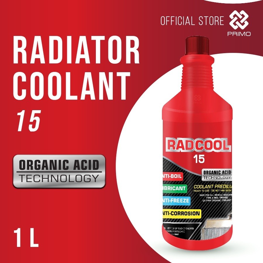 Jual Radiator Coolant PRIMO Rad Cool 15 Green Ready To Use 1 L ...