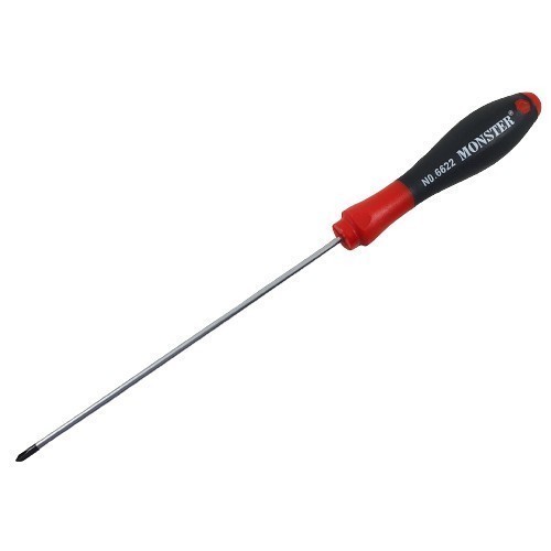 Jual Obeng Plus 6 inch Monster Diameter 3mm Panjang Besi 15cm Gagang ...