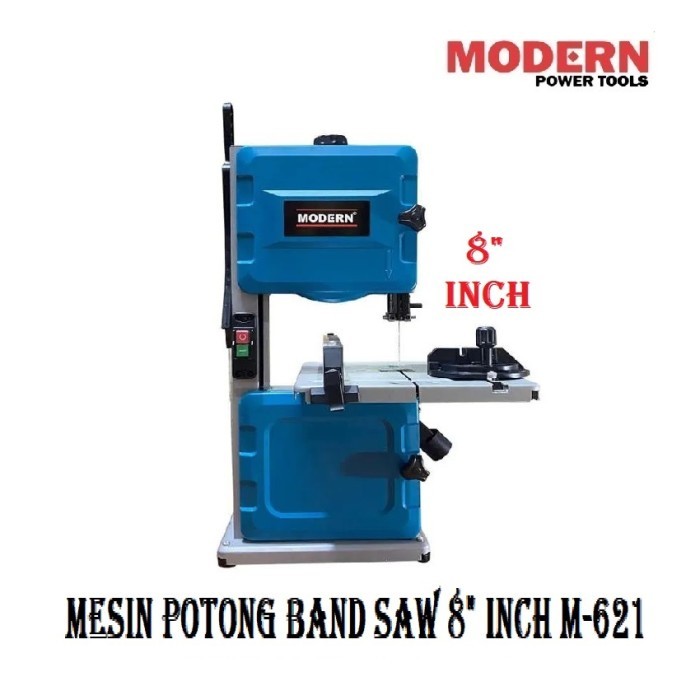 Jual Mesin Band Saw Modern M-621 Gergaji Kayu Ukir Bandsaw 8 Inch ...