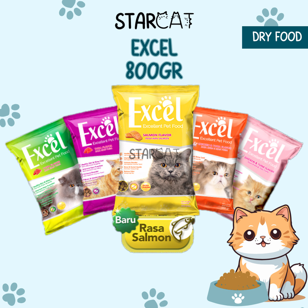 Jual SC Excel Adult 500gr Makanan Kering Kucing Dry Food Ikan Tuna ...
