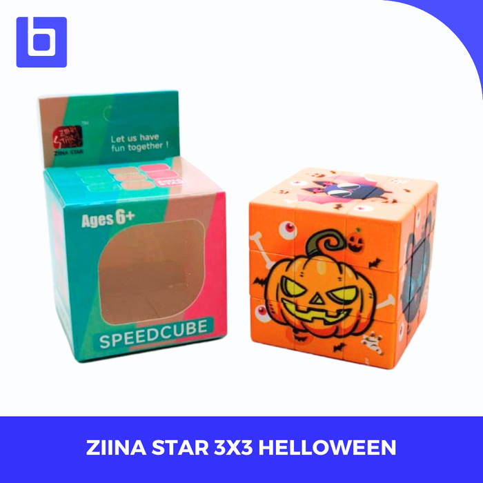 Jual Cube 3x3 Ziina Star 3x3 Halloween Original | Shopee Indonesia