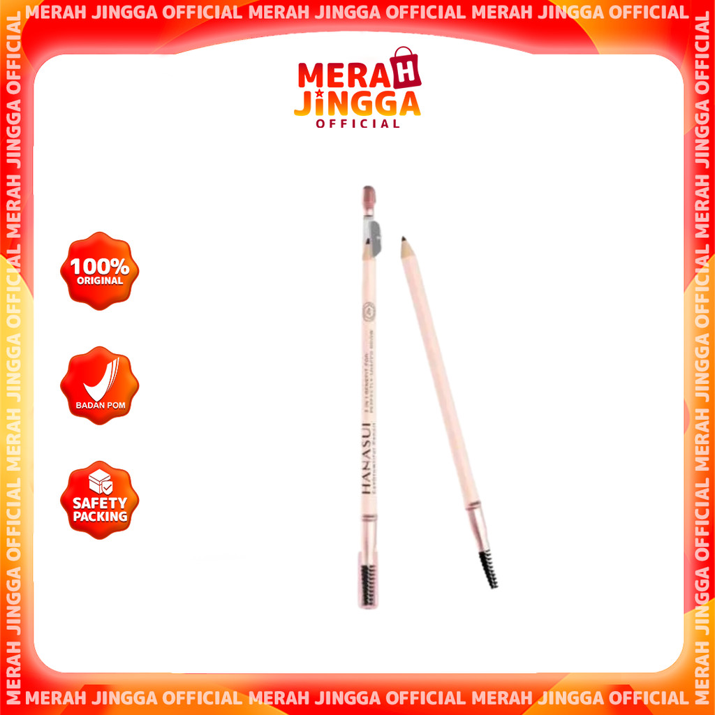 Jual Hanasui Eyebrowtiful Pencil - Pensil Alis - Brow | Merah Jingga ...