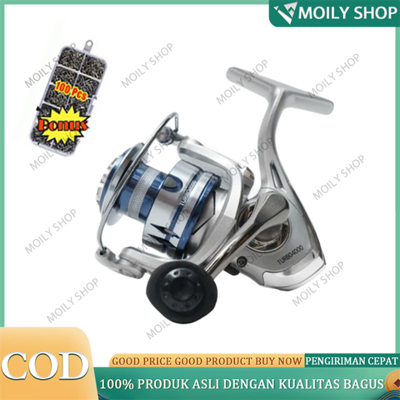 Jual REEL PANCING POWER HANDLE ONE WAY TURBO 12+1BB MAX DRAG 17KG ...