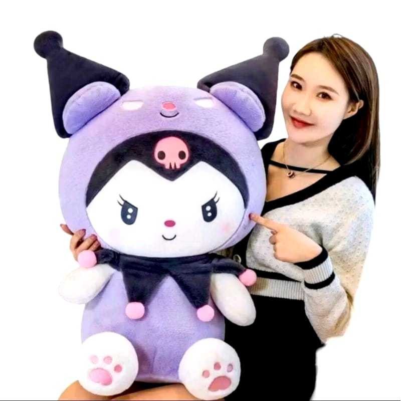Jual Boneka Kuromi Jumbo 25cm – Plush Premium, Super Lembut, Kado Ulang Tahun, SNI | Shopee ...